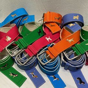 Dancing Dog Designs | Accessories | Beagle Dog Belt Blue Womens Mens ...